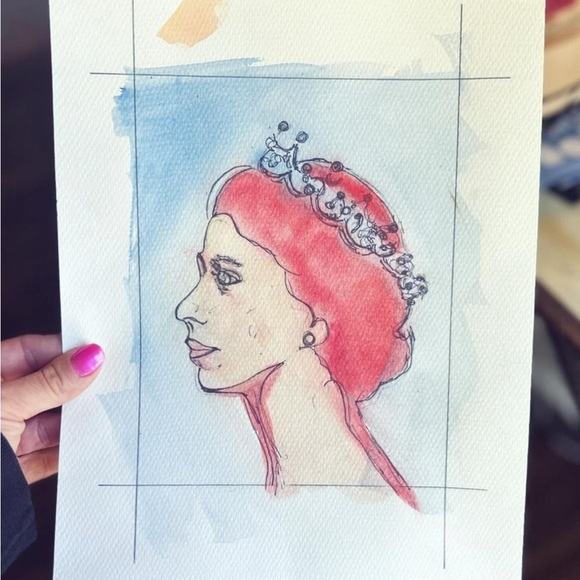 Art | The Queen Art Print 85x11in Signed And Numbered By Me The Artist ...